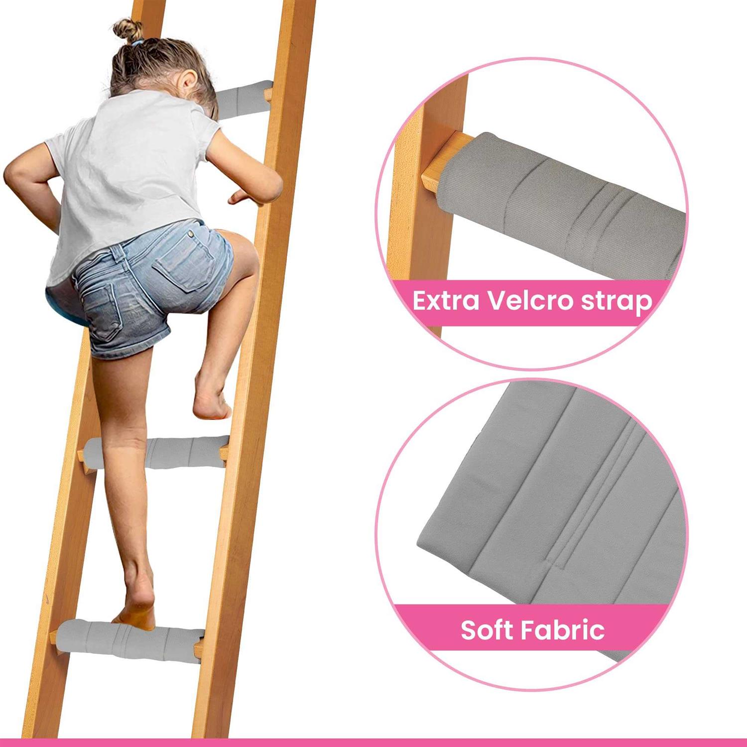 Hudson Comfort Bunk Bed Ladder Pads Soft Brushed Fabric for Foot ...