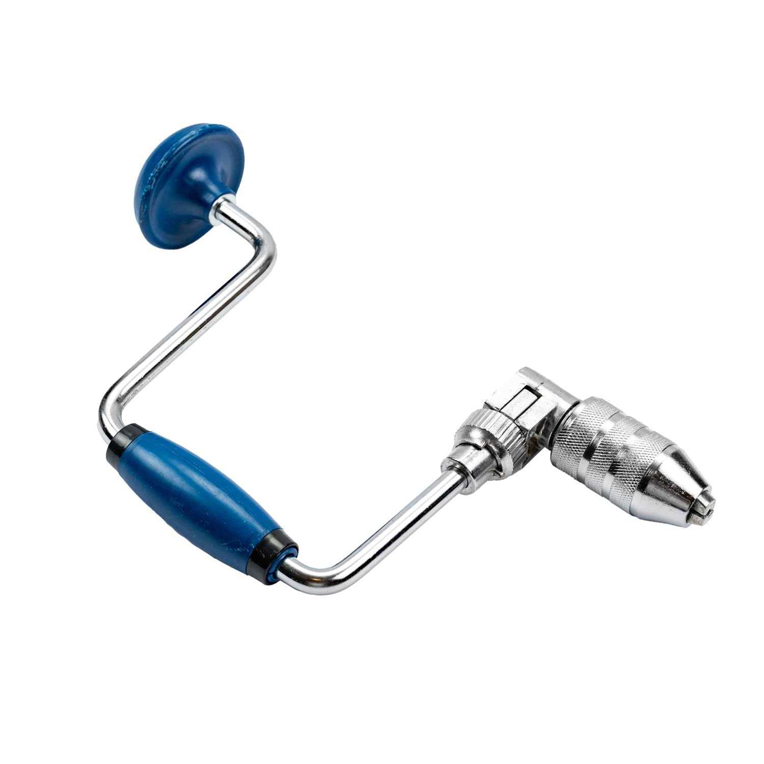 Mazmer Carpenters Bit Brace Hand Crank Drill with 12-Inch Swing Arm ...