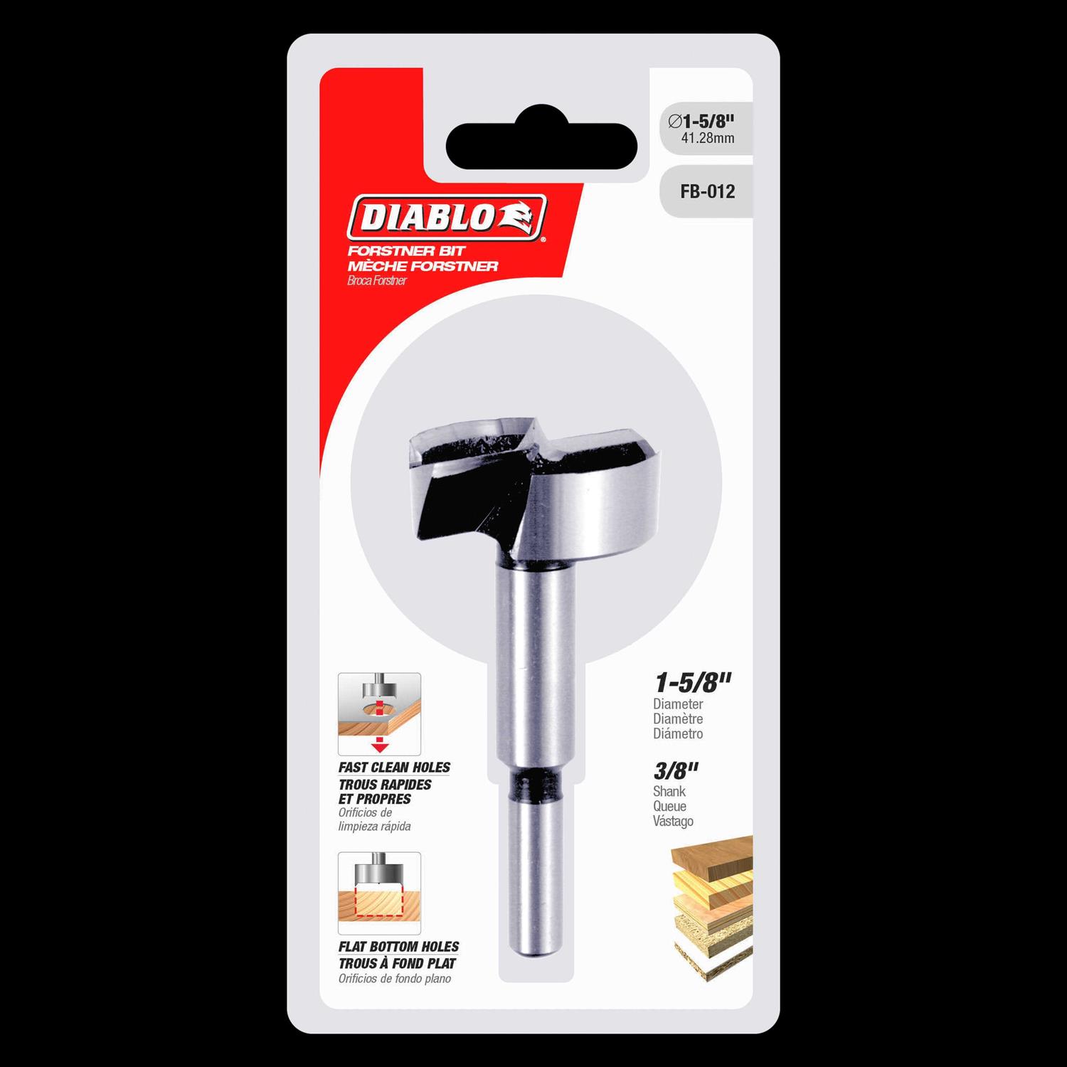 Diablo Forstner Drill Bit 3/4 - Shop Hardware Tools for Work and Home