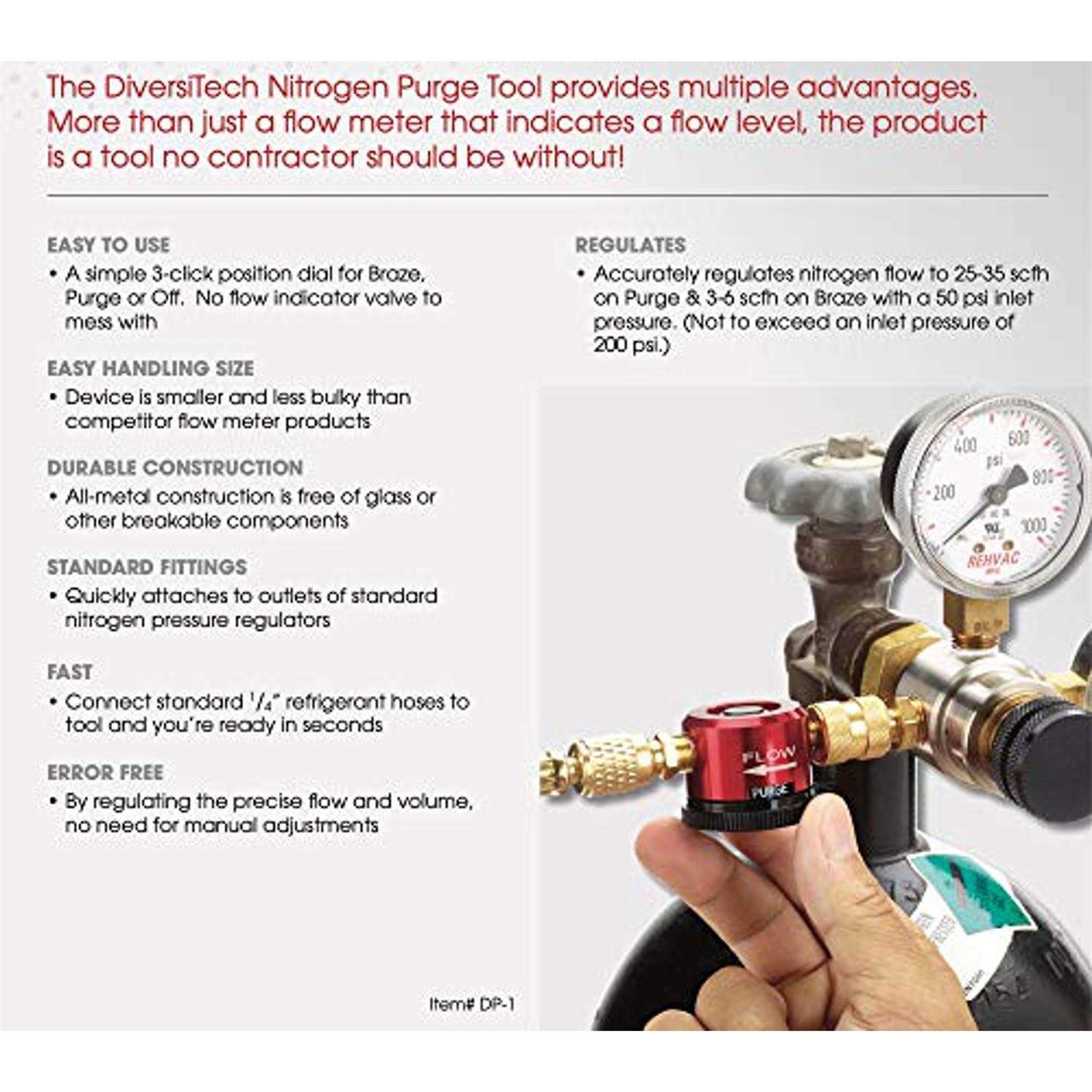 DiversiTech DP-1 Nitrogen Purge Tool - Shop Hardware Tools for Work and ...