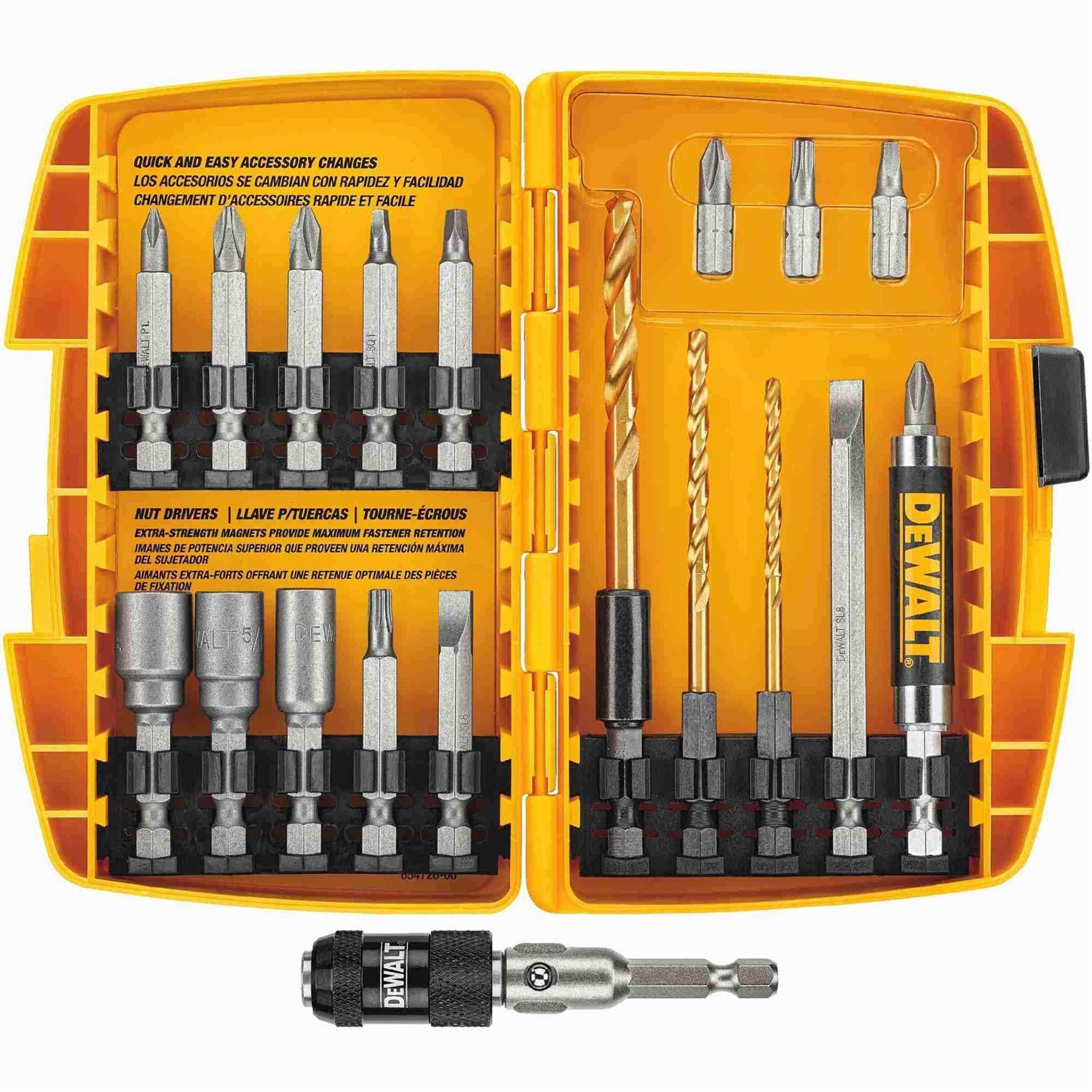 Dewalt DW2503 20-Piece Rapid Load Set - Shop Hardware Tools for Work ...