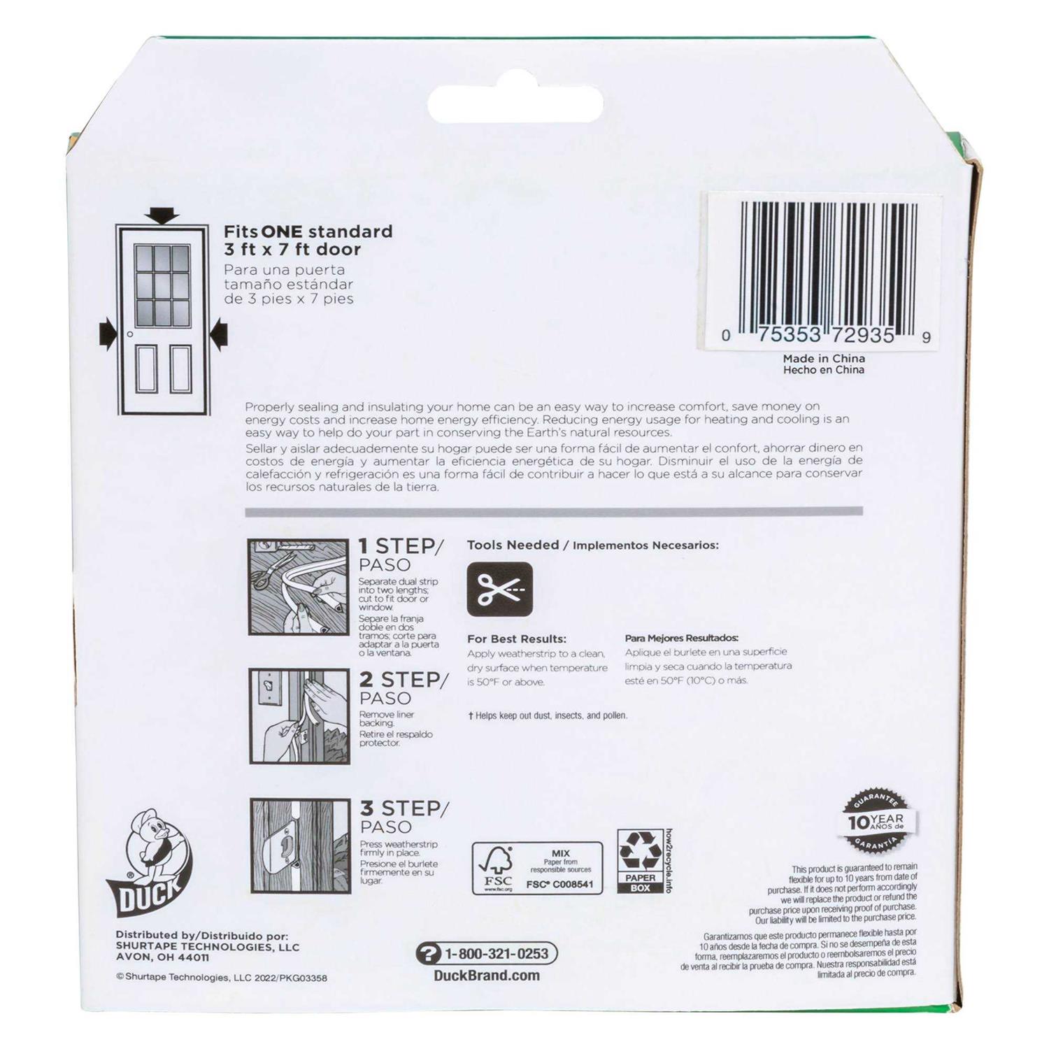 Duck Heavy-Duty Gap Rubber Weatherstrip Seal - Shop Hardware Tools for ...