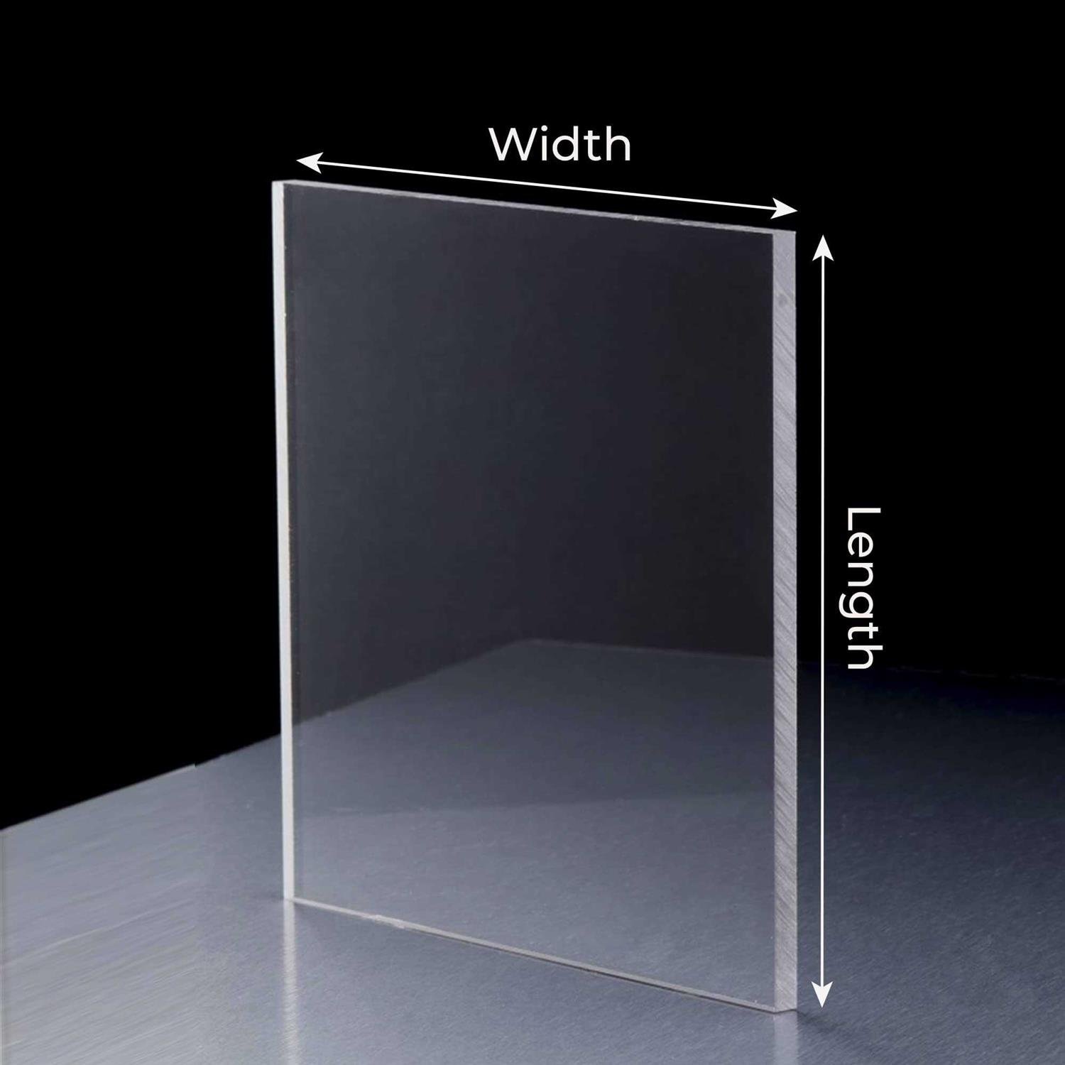 Custom Cut Plexiglass Sheet Cut to Size-Clear Acrylic Sheet Thick with ...