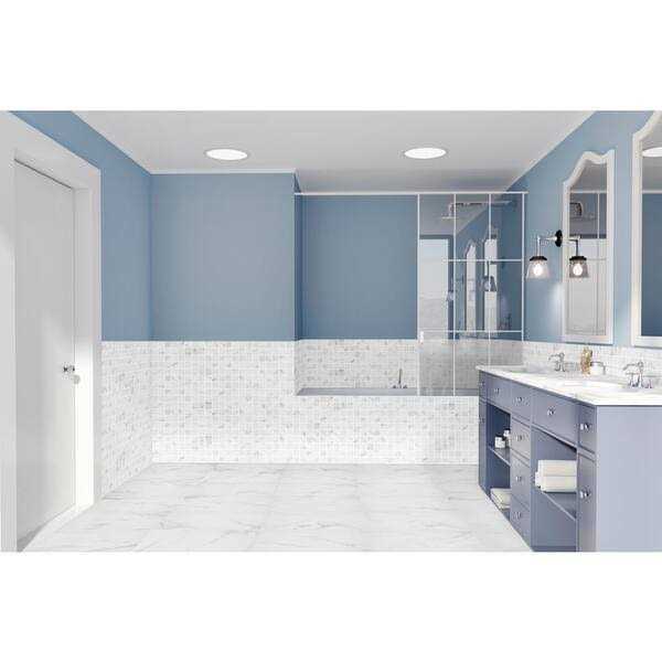 Florida Tile Home Collection Michelangelo Calacatta Rectified 12 in. x ...