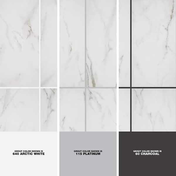 Florida Tile Home Collection Michelangelo Calacatta Rectified 12 in. x ...