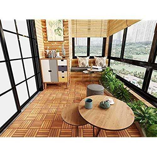 Interbuild Real Wood Interbuild Acacia Hardwood Decking Tilesdecking ...