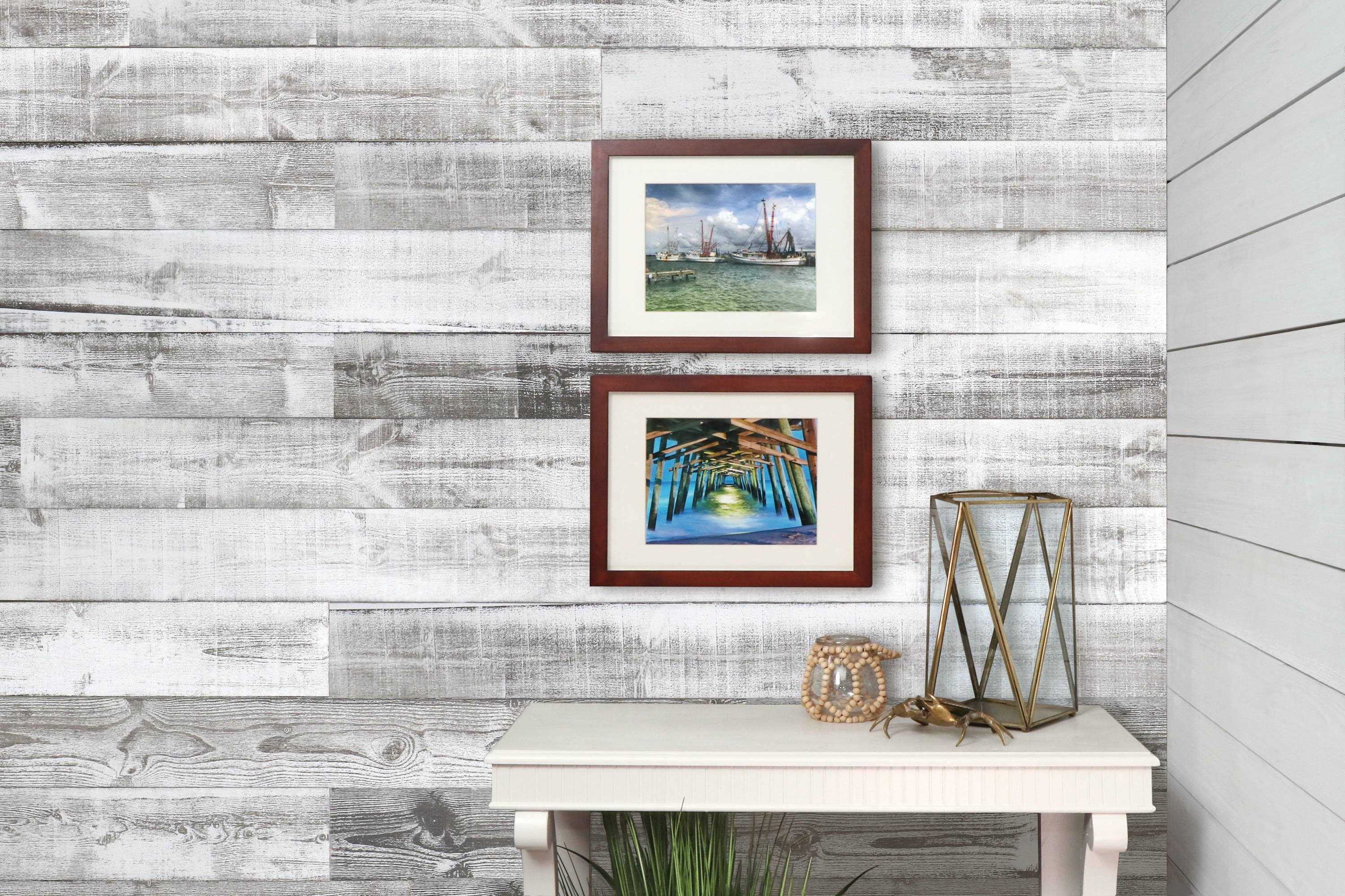 Homestead 5.5-in x 4-ft Finished White Spruce Pine Fir Wall Plank 10400 ...