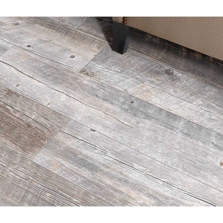 allen + roth Ash 8-in x 48-in Glazed Porcelain Wood Look Floor and Wall ...