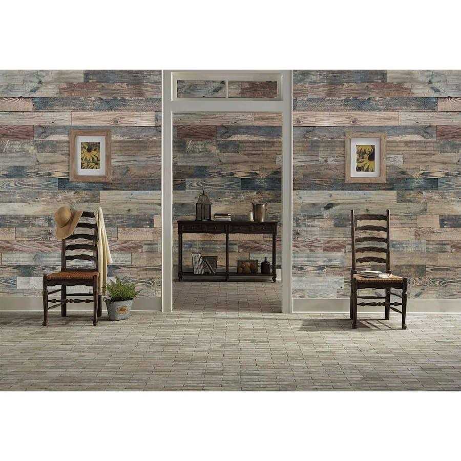 Ejoy Rustic Look Naturally Weathered Reclaimed Barn Wood Panels - Shop ...