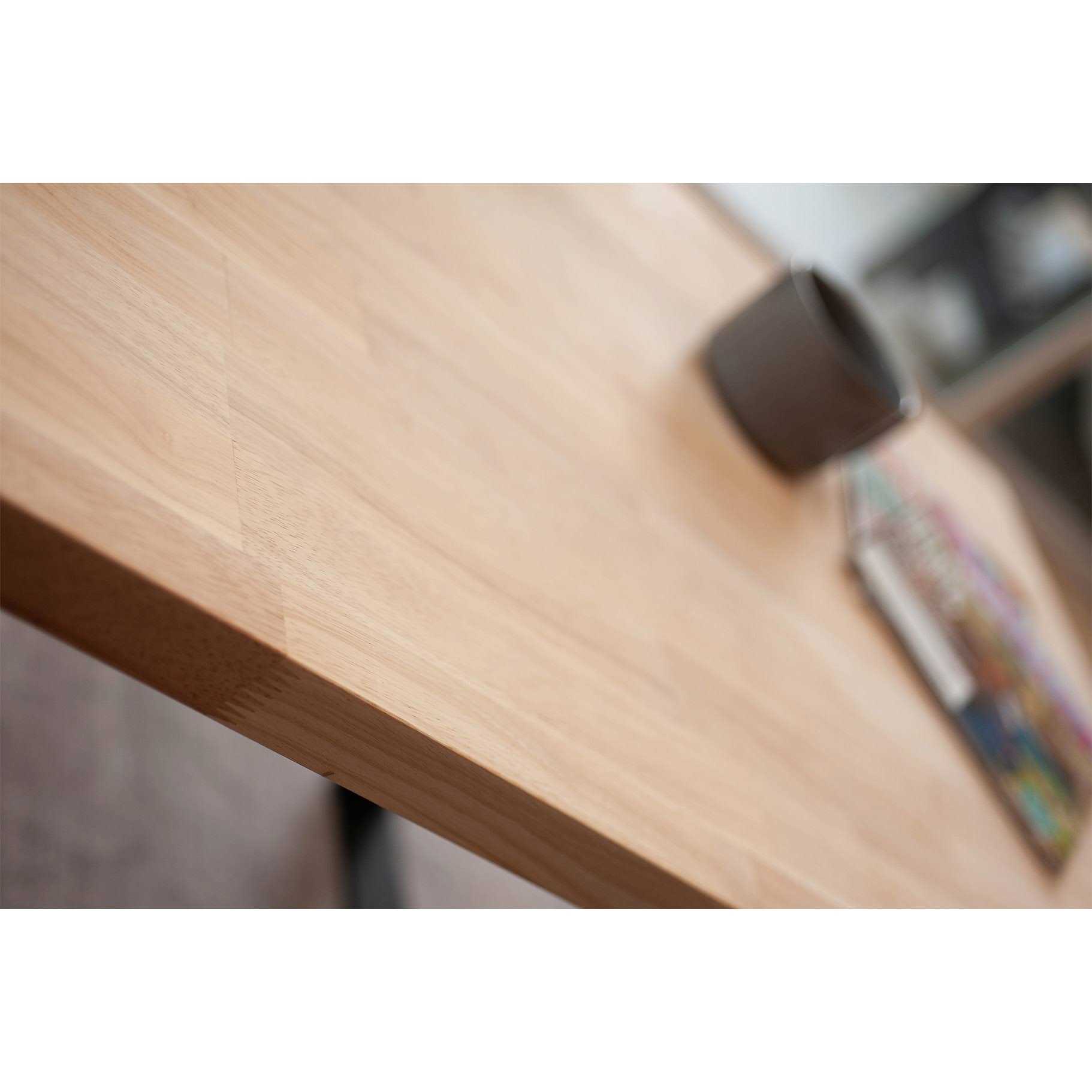 allen + roth 96-in x 25-in x 1.5-in Natural Straight Butcher Block ...