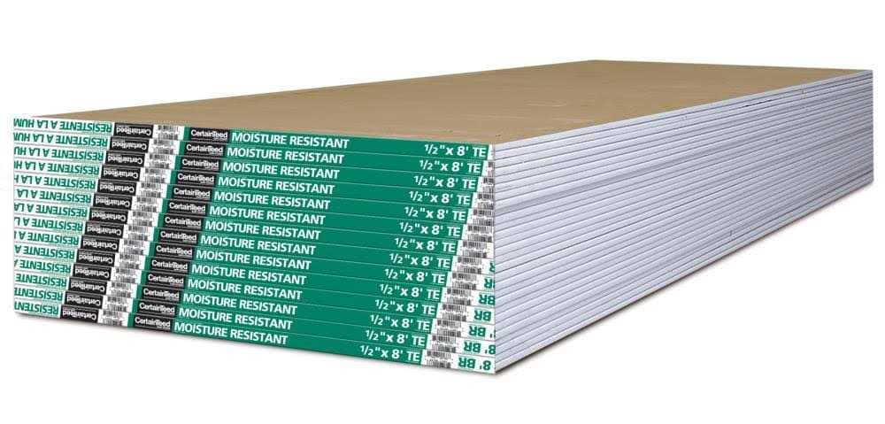 CertainTeed 1/2-in x 4-ft x 8-ft M2Tech Mold Resistant Moisture ...