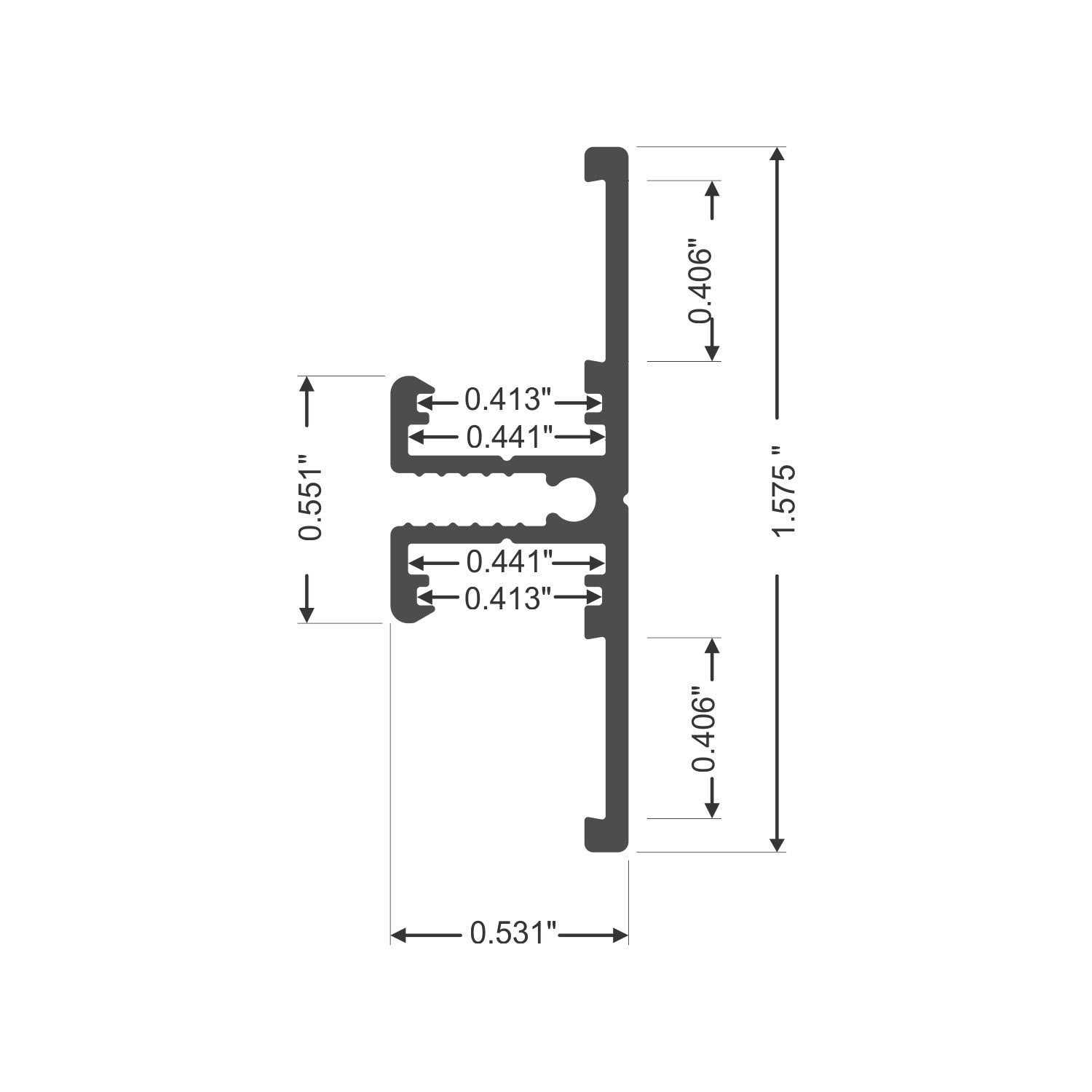 Dual Backlighting Wall LED Channel ~ Model Back10 - Shop Hardware Tools ...