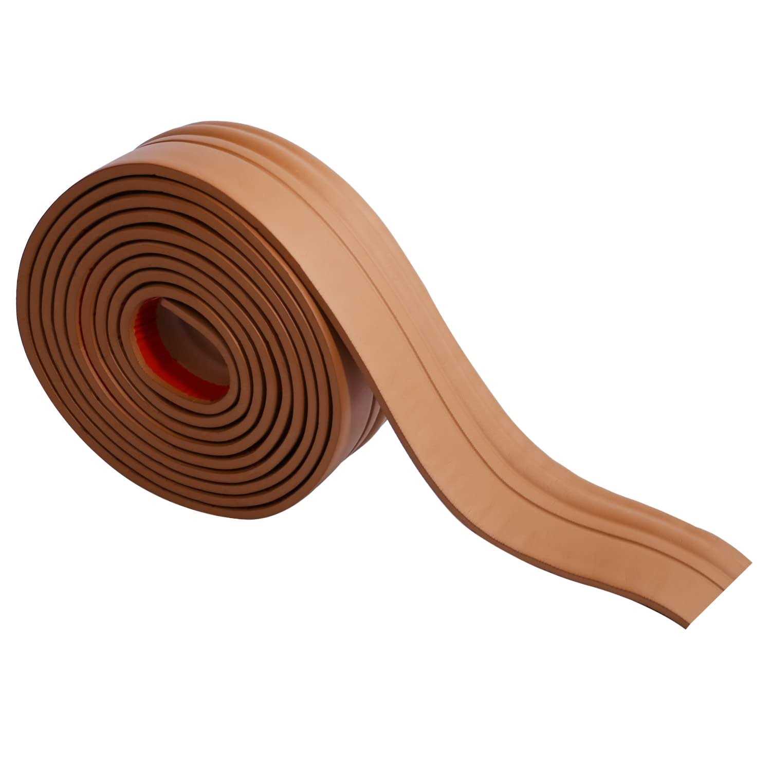 lesolar Flexible Baseboard Moulding Trim, Peel and Stick Baseboard ...