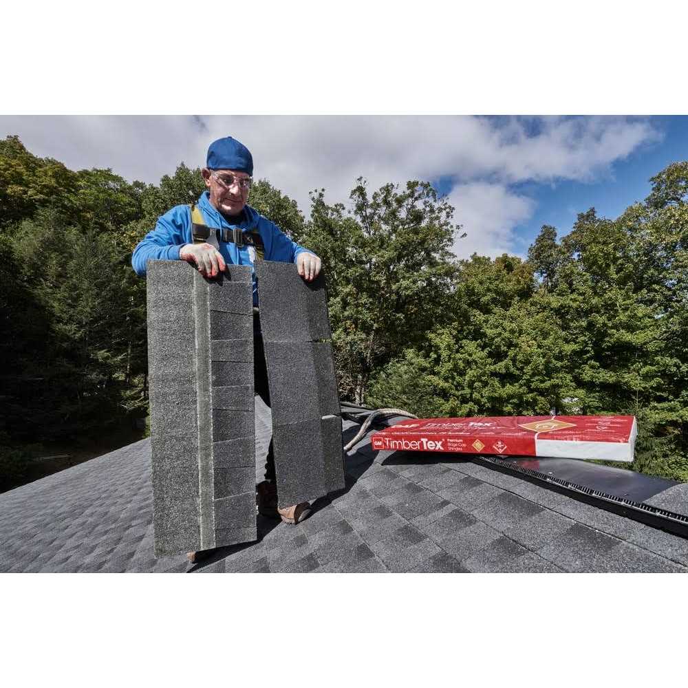 GAF Timbertex Double-Layer Hip and Ridge Cap Roofing Shingles - Shop ...