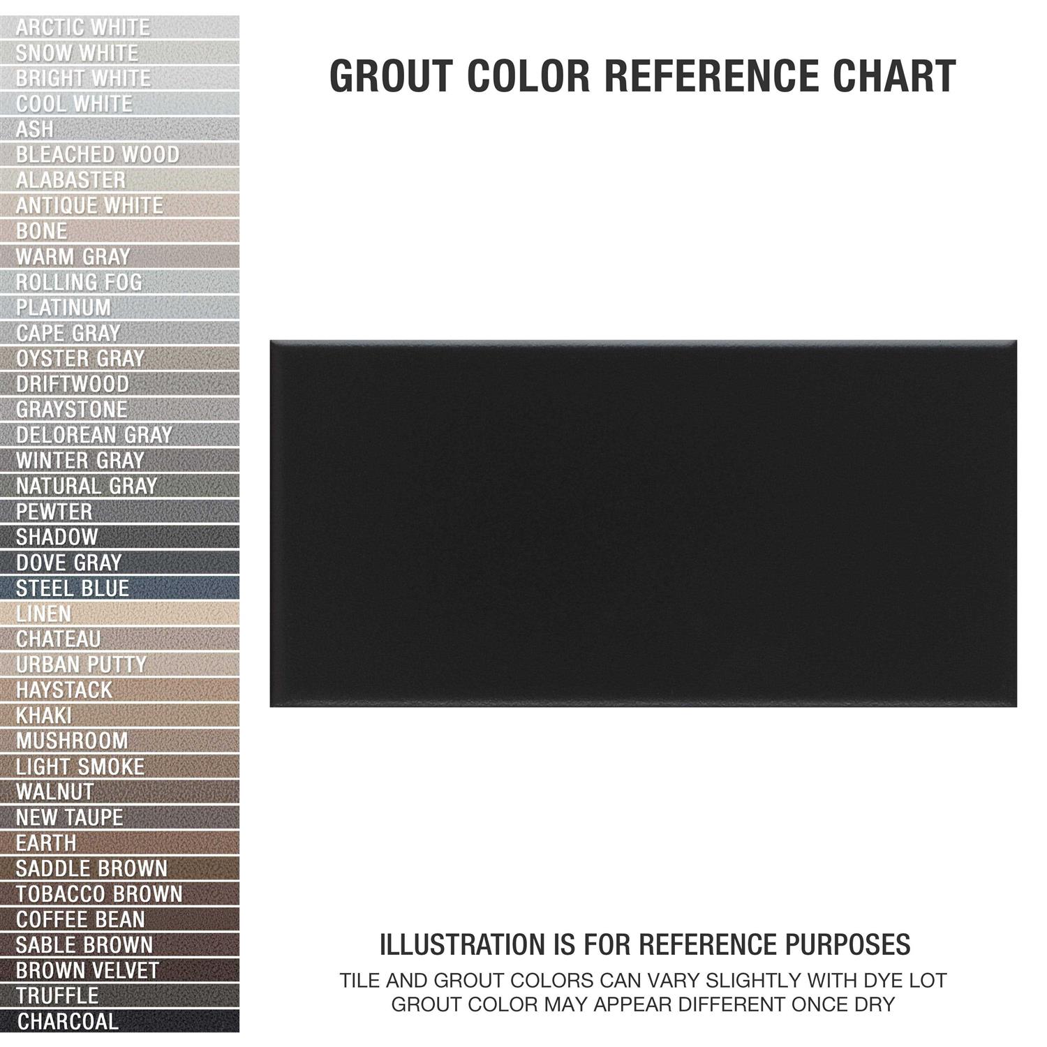 Merola Tile SomerTile 3 x 6-Inch Crown Heights Matte Black Ceramic Wall ...