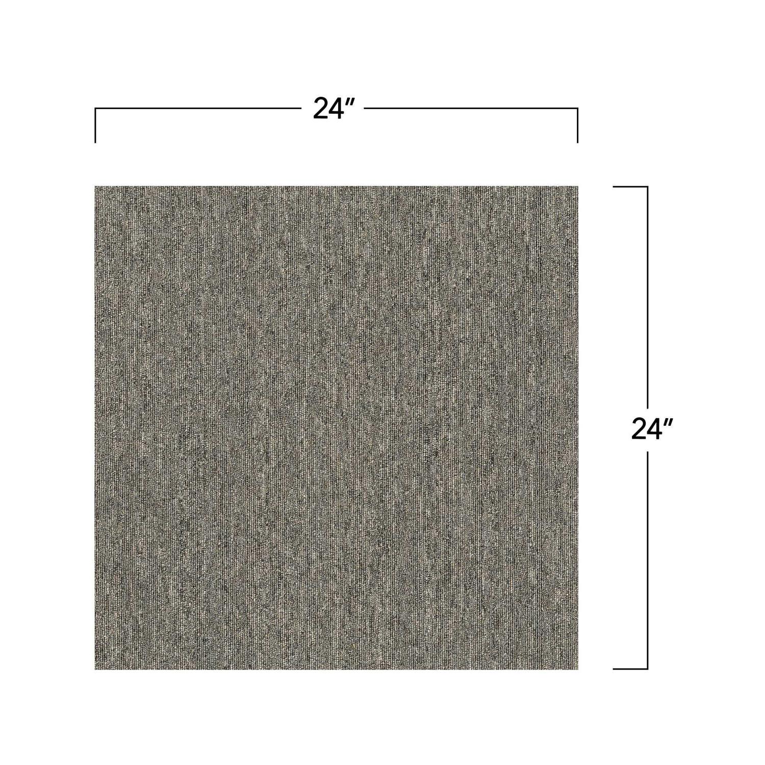 Mohawk Basics 24 x 24 Carpet Tile Sample with Envirostrand - Shop ...