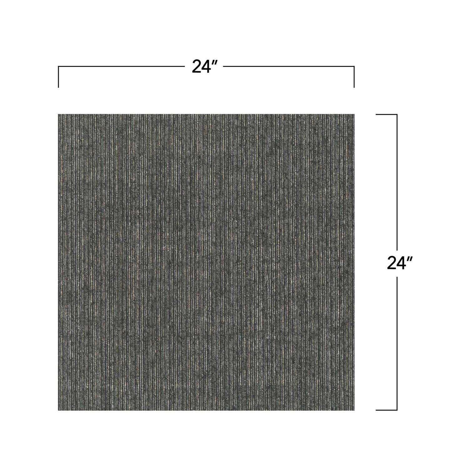 Mohawk Basics 24 x 24 Carpet Tile Sample with Envirostrand - Shop ...