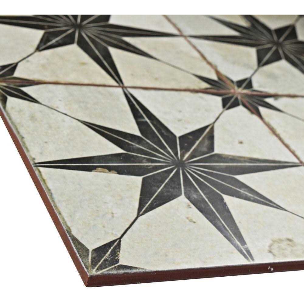 Merola Tile Kings Star Ceramic Floor and Wall Tile - Shop Hardware ...