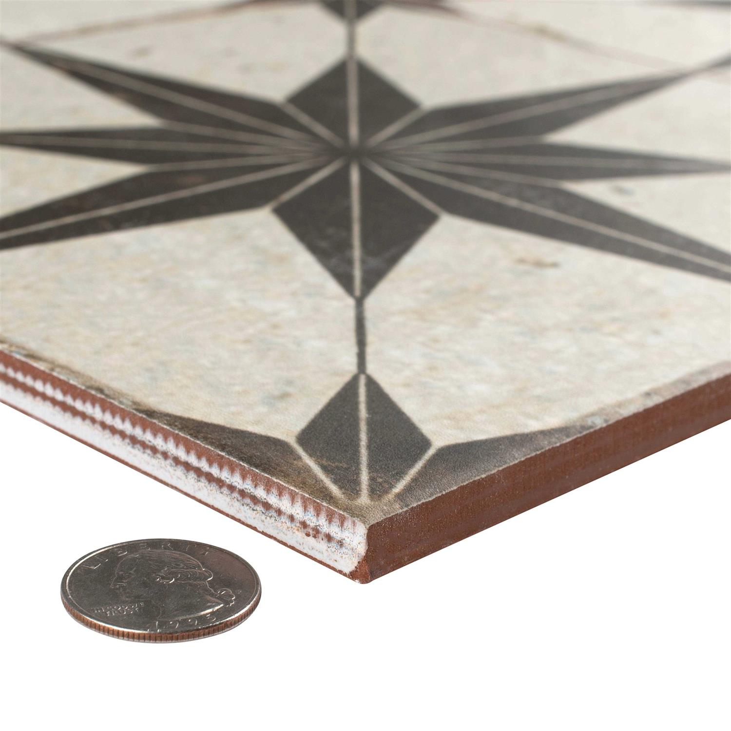 Merola Tile Kings Star Ceramic Floor and Wall Tile - Shop Hardware ...