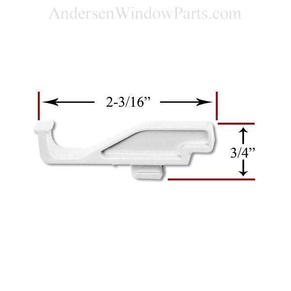 Andersen Windows 200 Series Insect Screen Slide Latch 0873292 - Shop ...