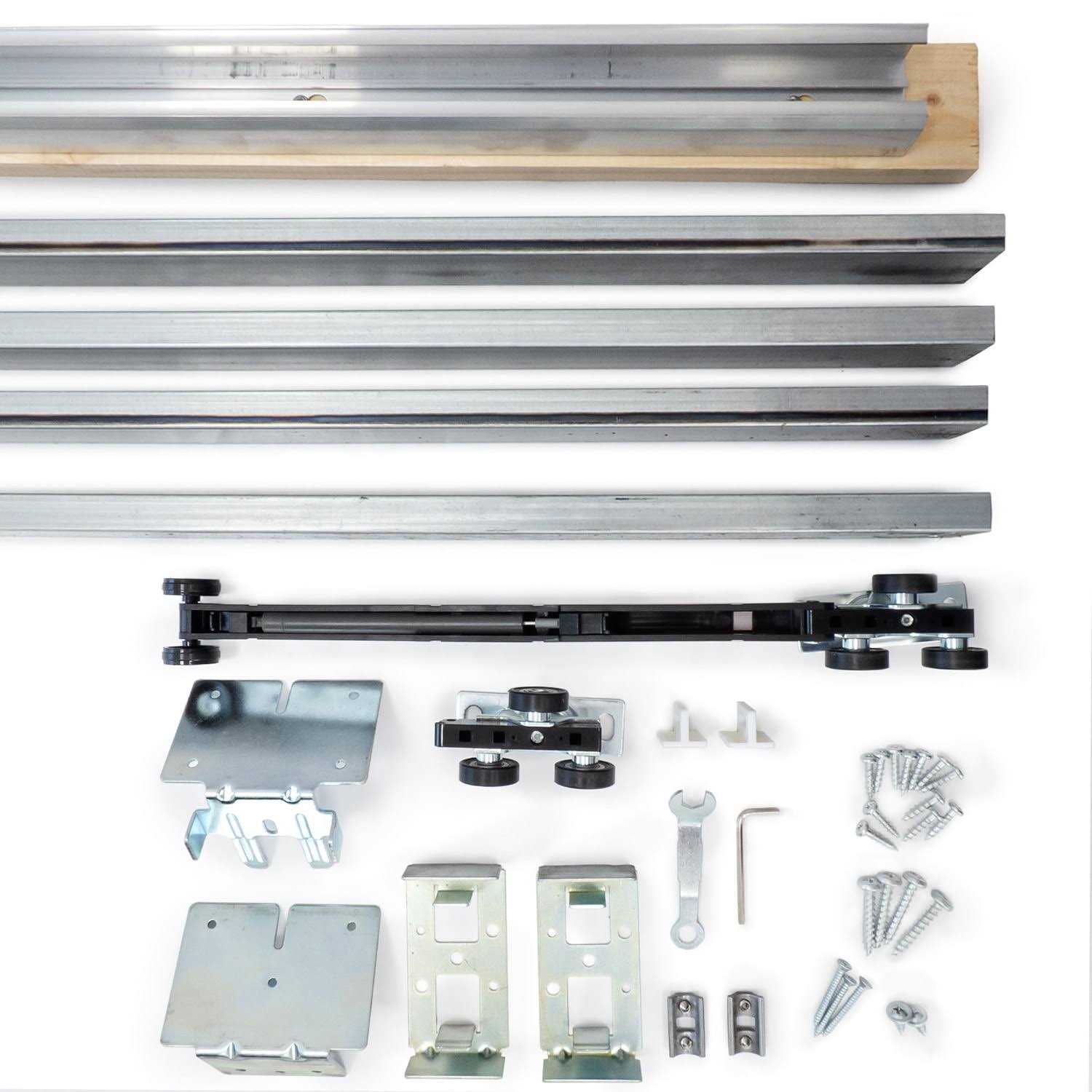 Pocket Sliding Door Hardware Kit and Frame Heavy Duty with Soft Close ...