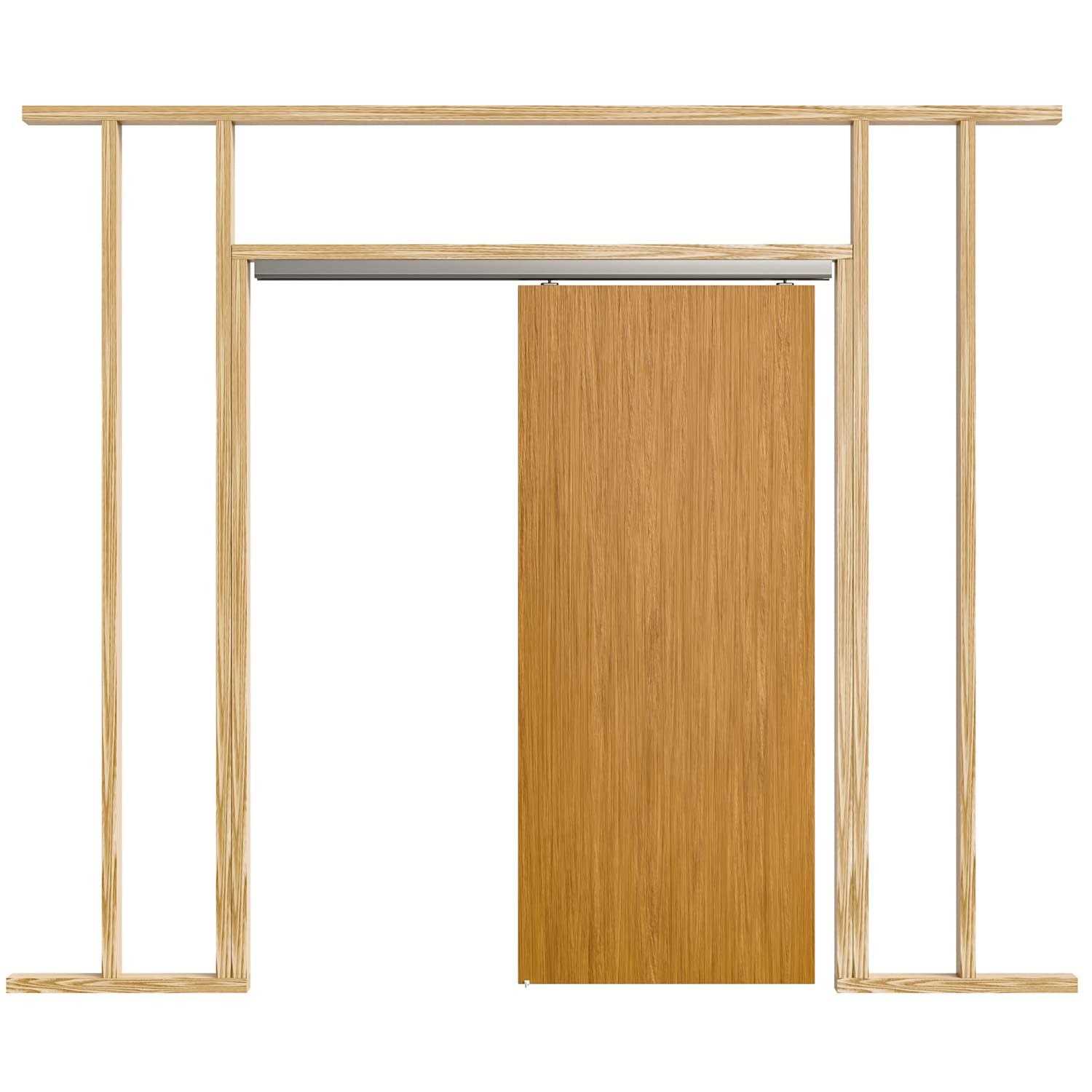 Pocket Sliding Door Hardware Kit and Frame Heavy Duty with Soft Close ...