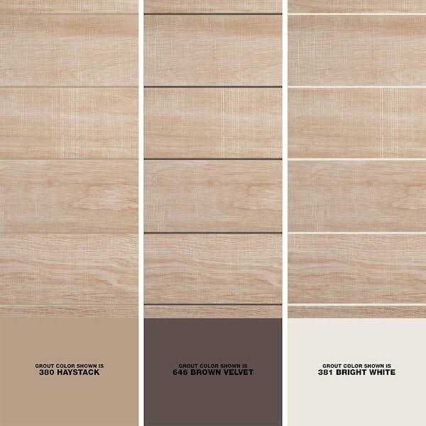 Ivy Hill Tile Montgomery Maple 8 in. x 48 in. Matte Porcelain Wood Look ...