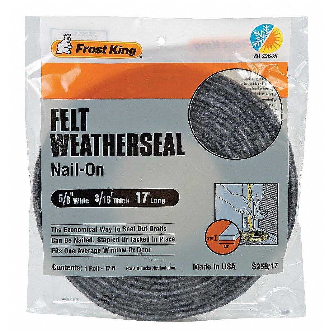 Frost King Felt Weatherstrip - Shop Hardware Tools for Work and Home