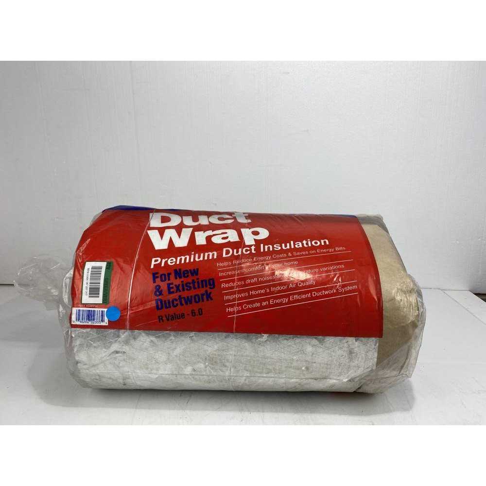 Master Flow 60 sq. ft. R-6 Insulated Duct Wrap - Shop Hardware Tools ...