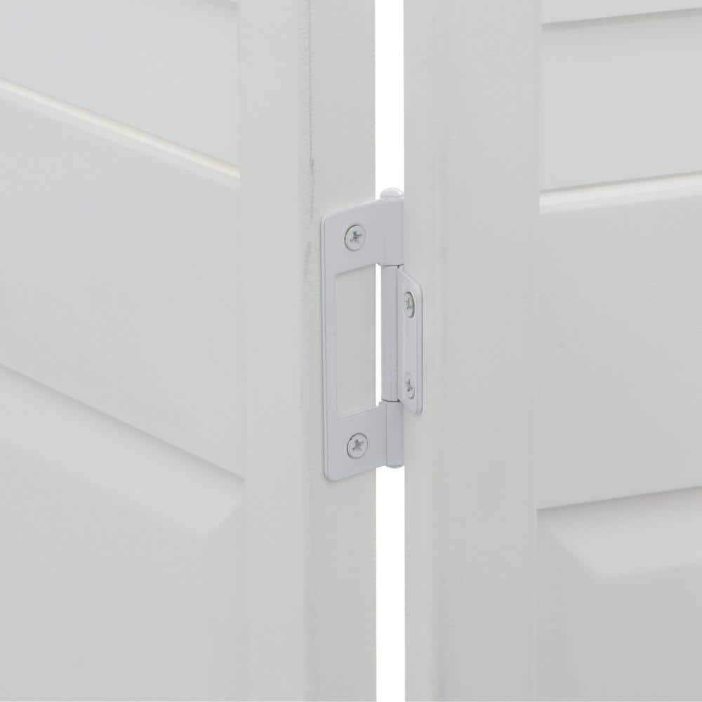 Home Fashion Technologies 80 in. 3 in. Louver/Panel White PVC Composite ...