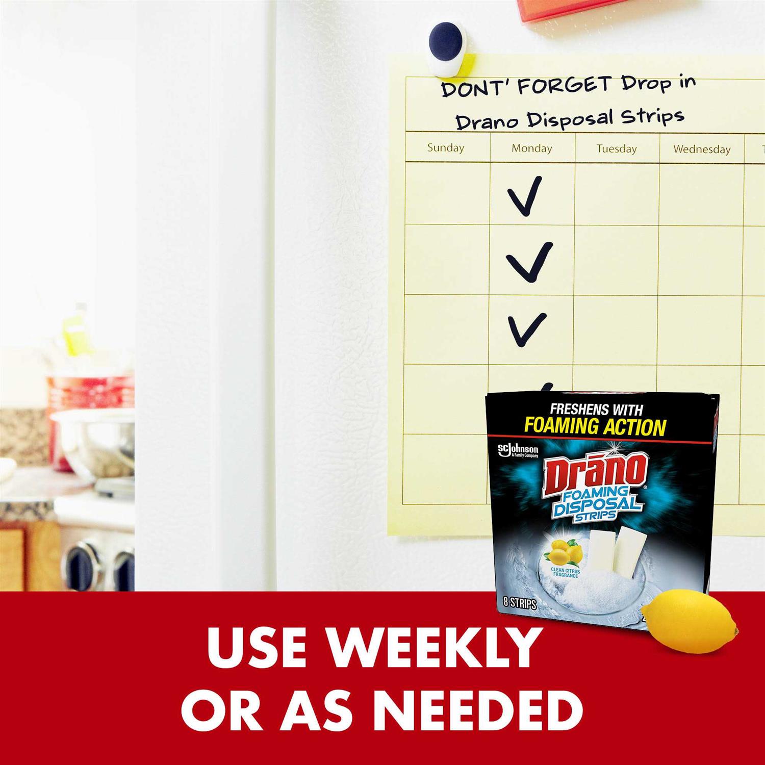 Drano Foaming Disposal Strips - Shop Hardware Tools for Work and Home