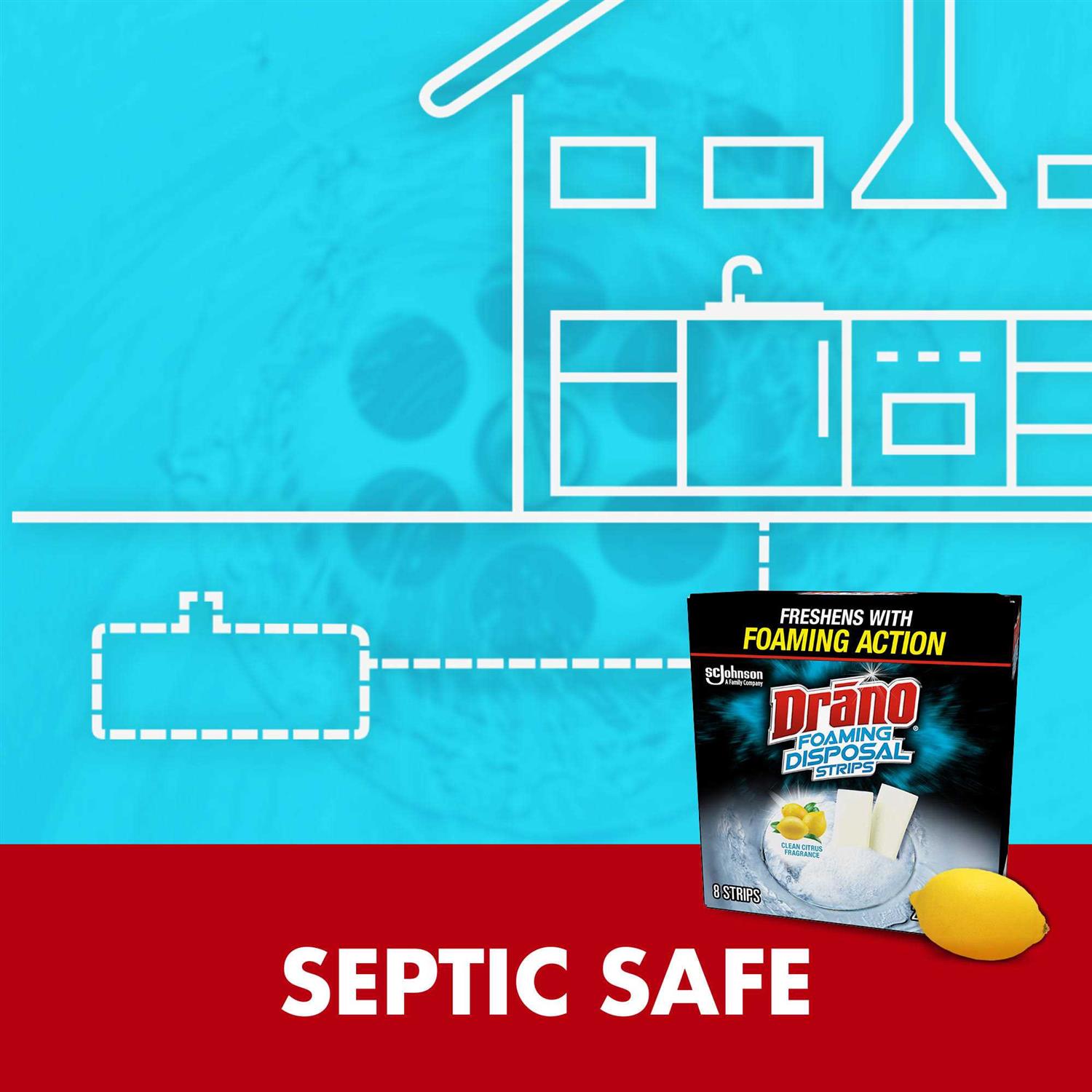 Drano Foaming Disposal Strips - Shop Hardware Tools for Work and Home