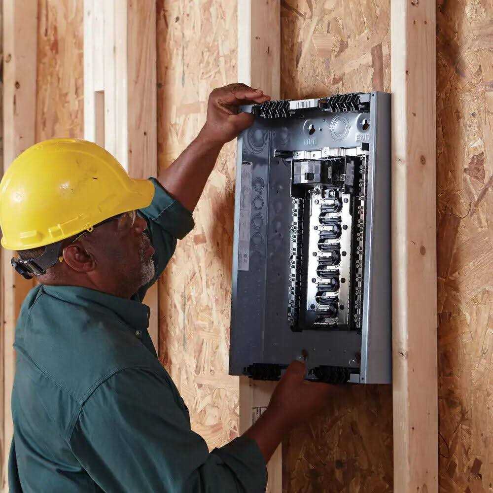 Square D HOM2448M100PCVP Homeline Indoor Convertible Main Breaker Load ...