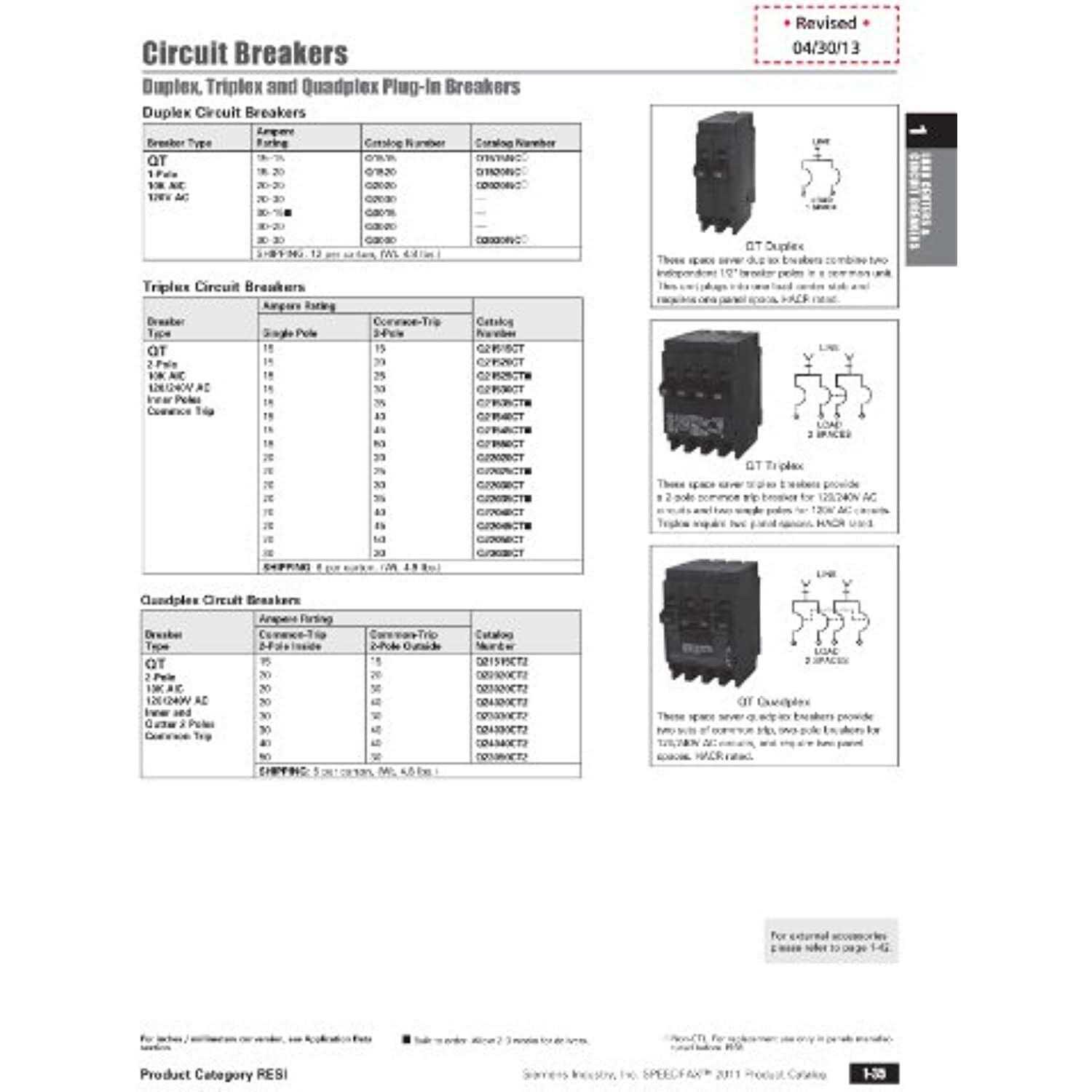 Siemens Q1515NC Circuit Breaker - Shop Hardware Tools for Work and Home