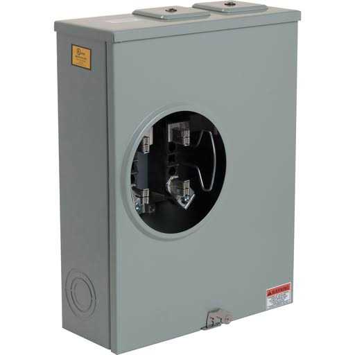 Square D 200 Amp Ringless Overhead/Underground Meter Socket U92197CCCPL ...