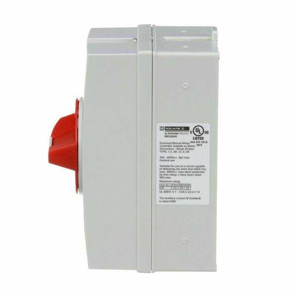 Square D MD3304X Switch Motor Disconnect - Shop Hardware Tools for Work ...