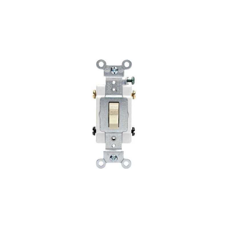 Leviton 20 amps Double Pole Toggle AC Quiet Switch S03-CS220-2IS - Shop ...