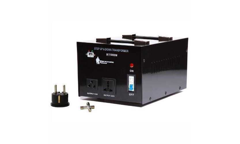 Rockstone Power 5000 Watt Voltage Converter Transformer Heavy Duty Step Up/Down AC 110V/120V ...