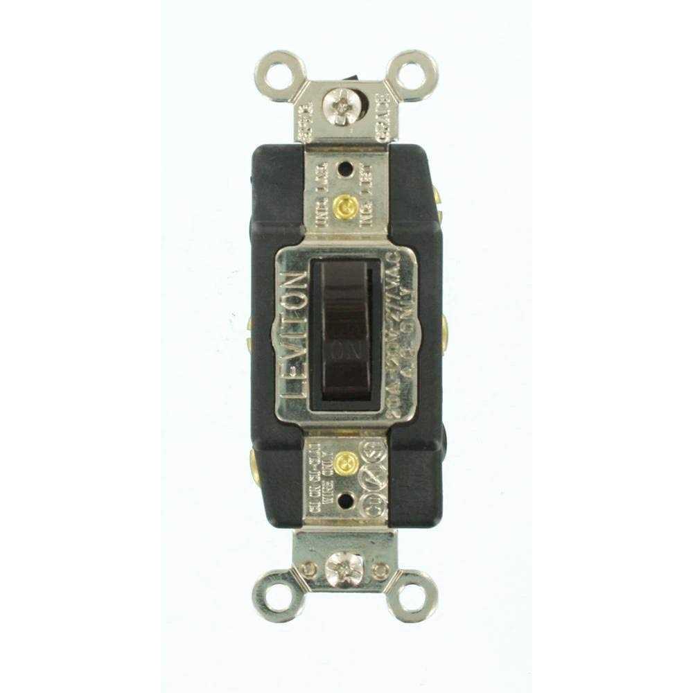 Leviton 20 Amp Double-Pole Toggle Switch Industrial 1286 - Shop ...