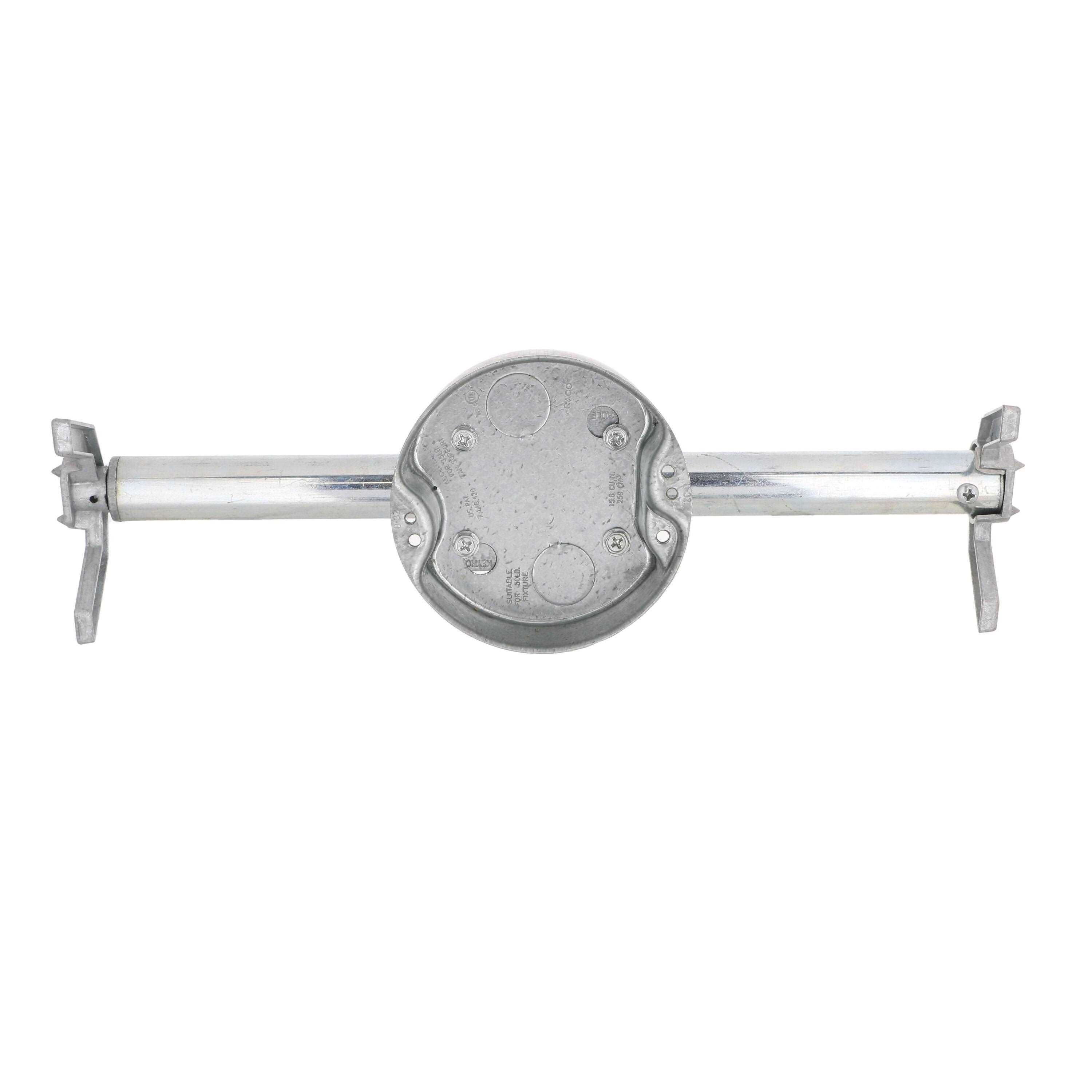 RACO 1-Gang Galvanized Steel Old Work Round Electrical Box - Shop ...