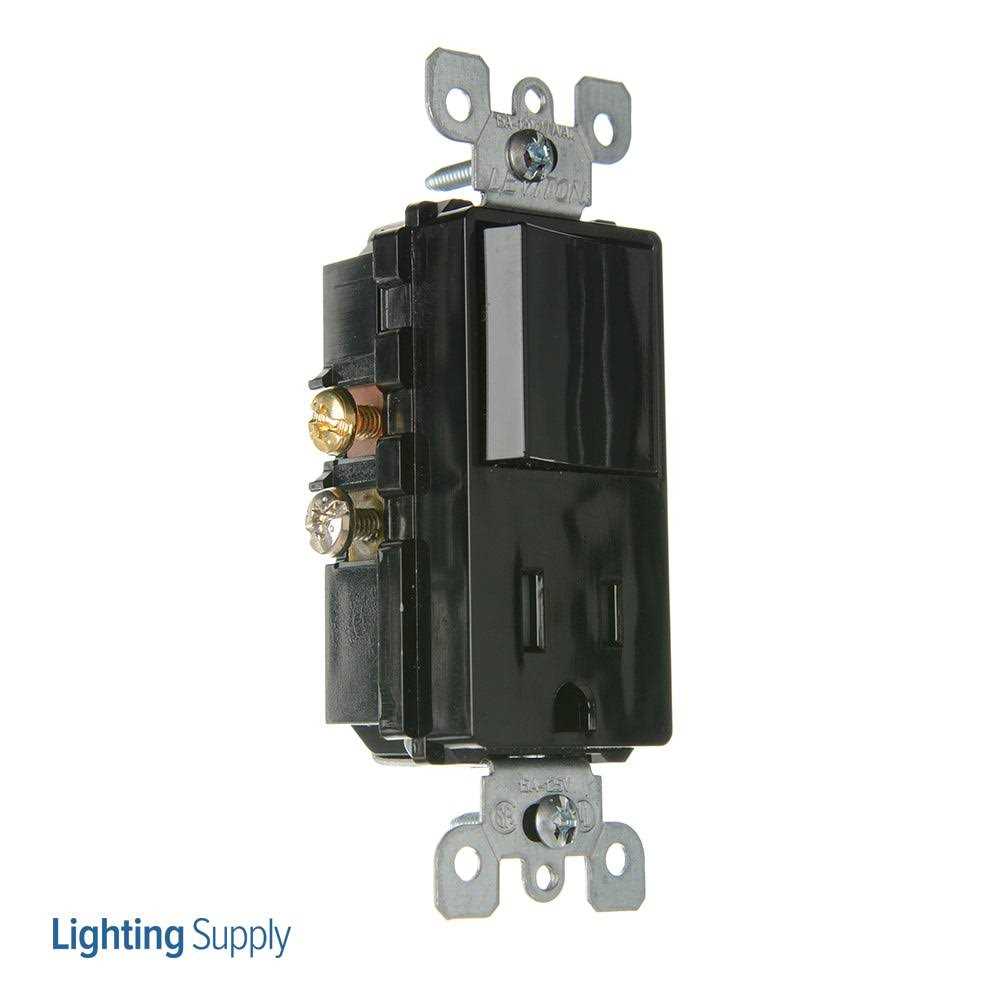 Leviton T5625-E Decora Combination Switch and Tamper-Resistant ...