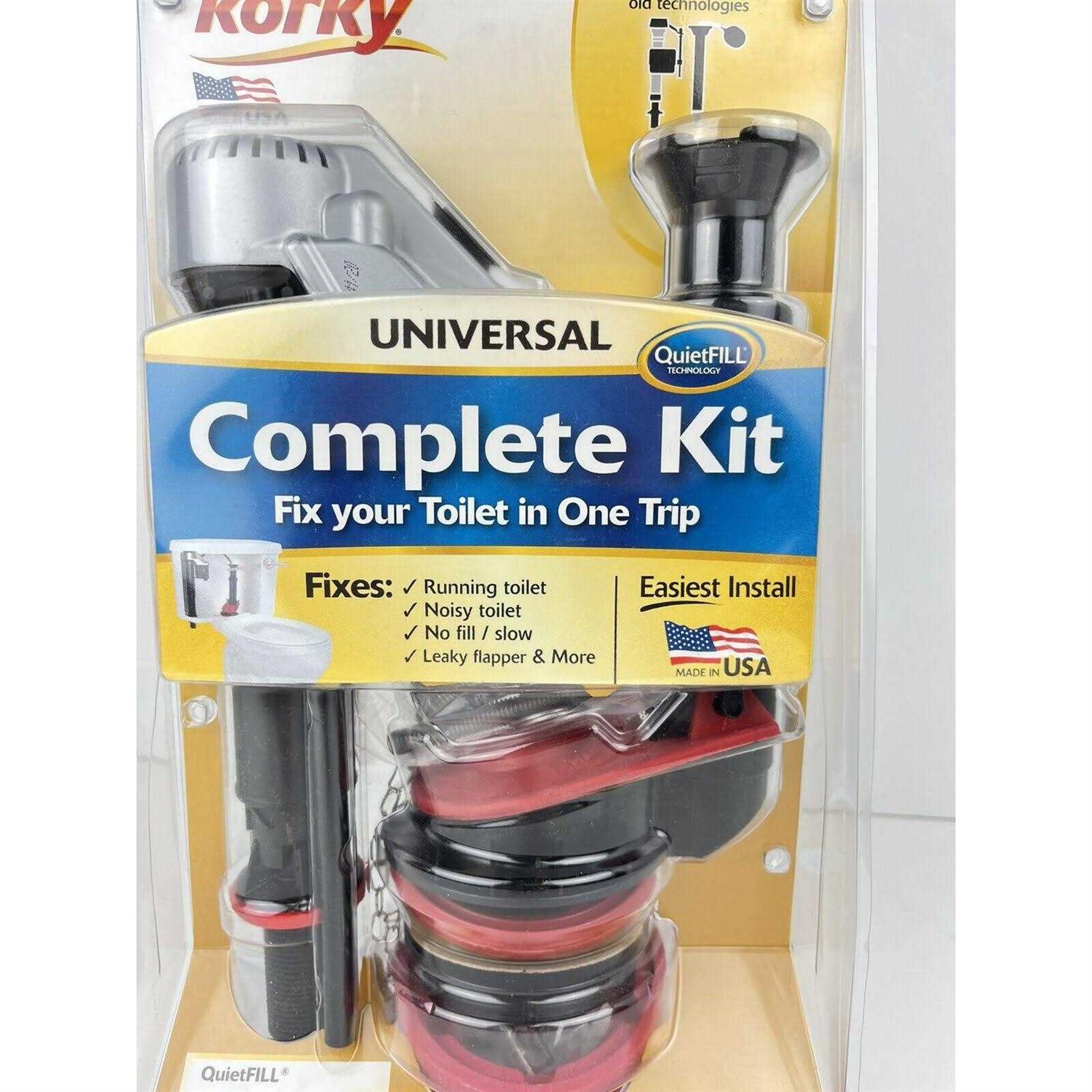 Korky Complete Universal Toilet Repair Kit 4010MP - Shop Hardware Tools ...