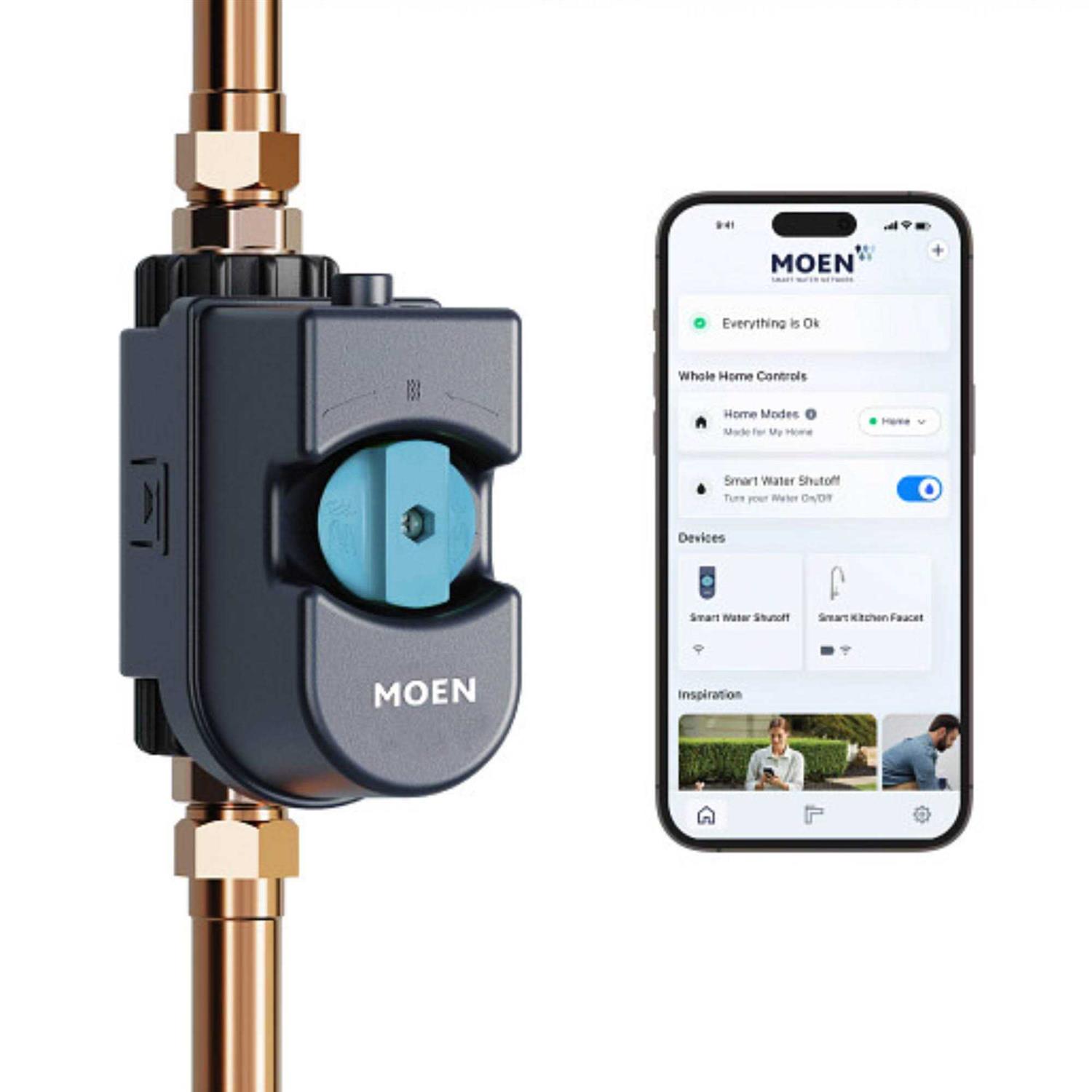 Moen Flo Smart Water Monitor and Shutoff 900-006 - Shop Hardware Tools ...