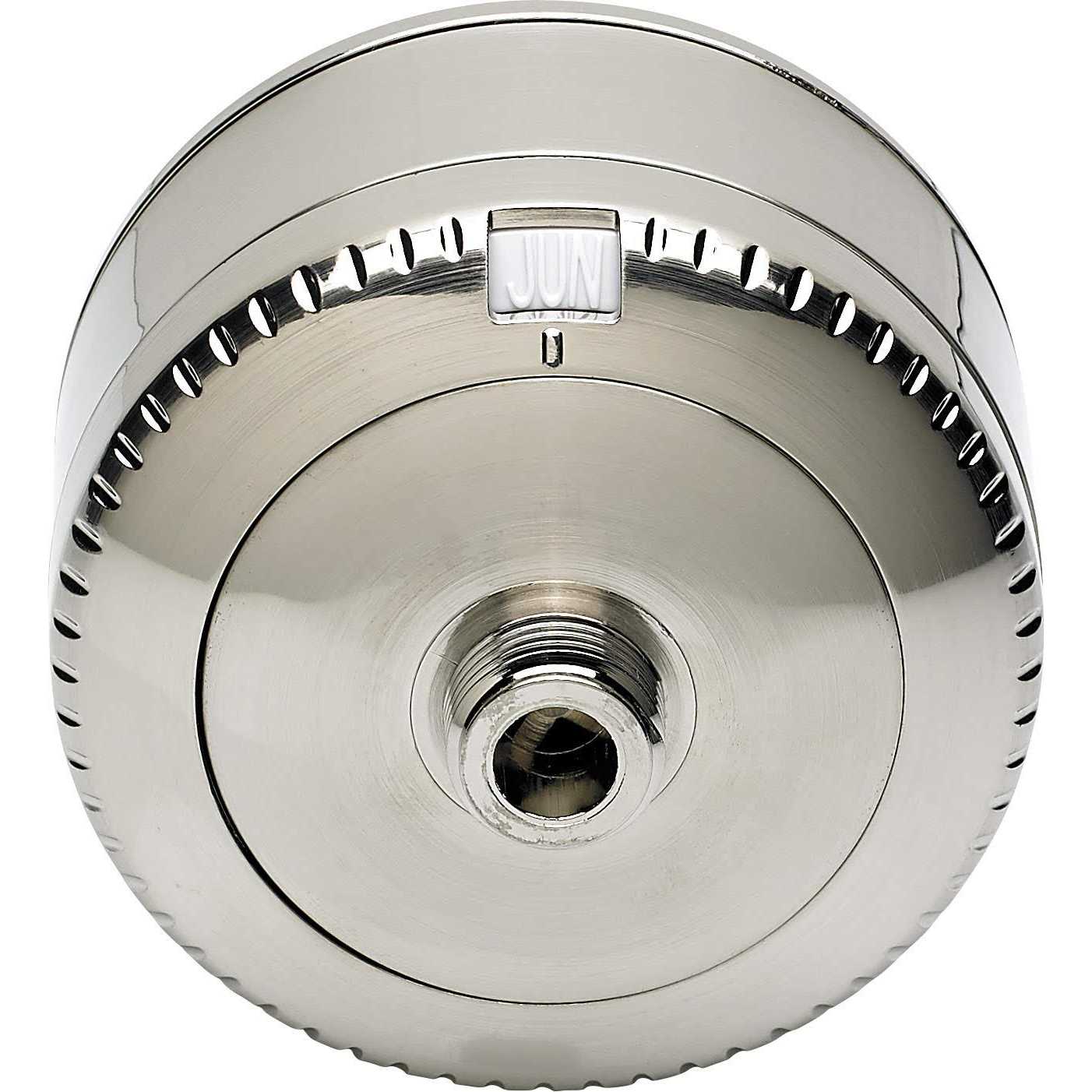 Sprite Slim-Line Brushed Nickel Chlorgon 2.5-GPM Shower Head Filter ...