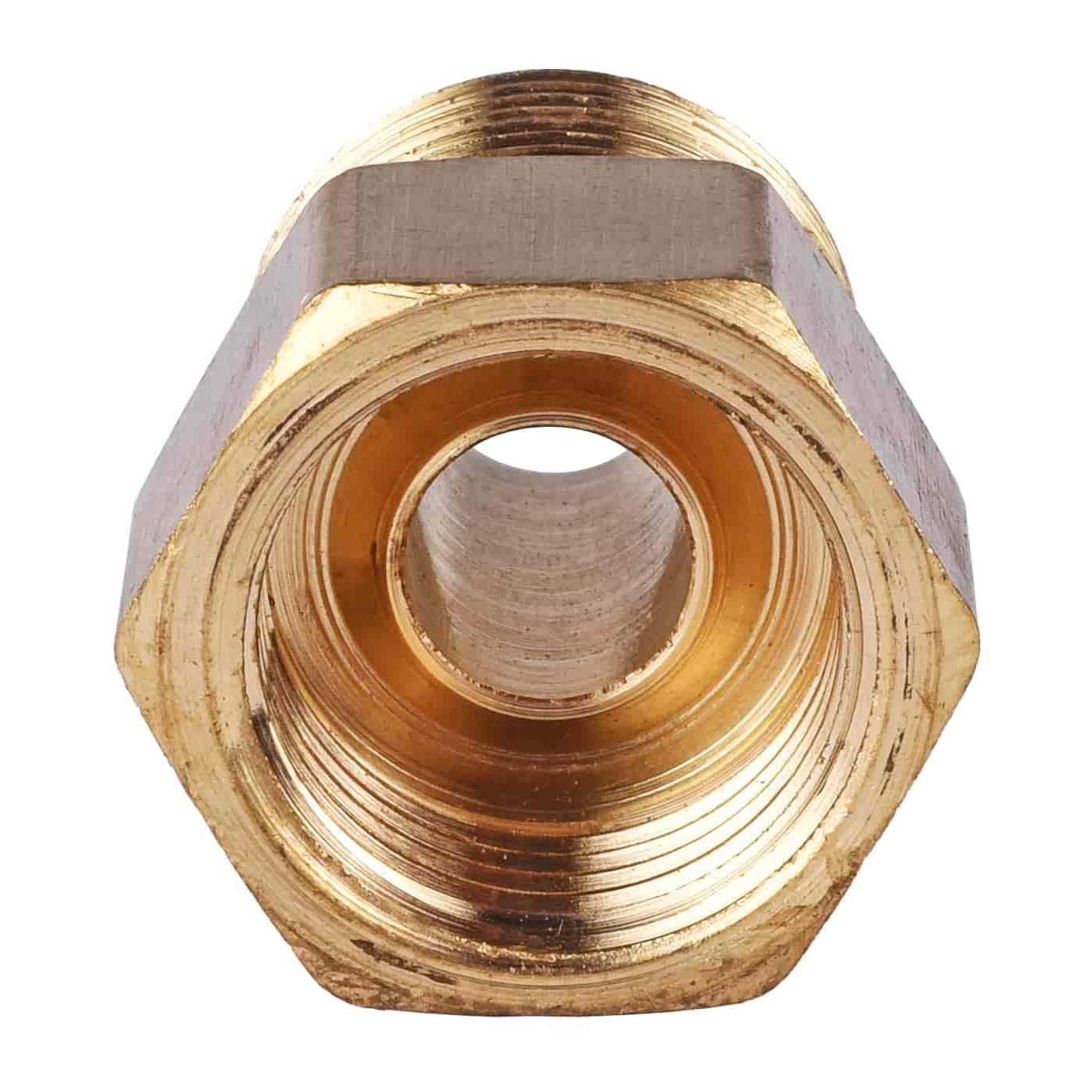 JEGS 63248 Brass Adapter Fitting 3/8 in. NPT x 5/8 in. -18 Inverted ...