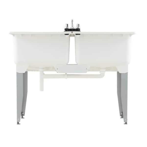 Mustee Utilatwin Double Laundry Tub Combo - Shop Hardware Tools for ...