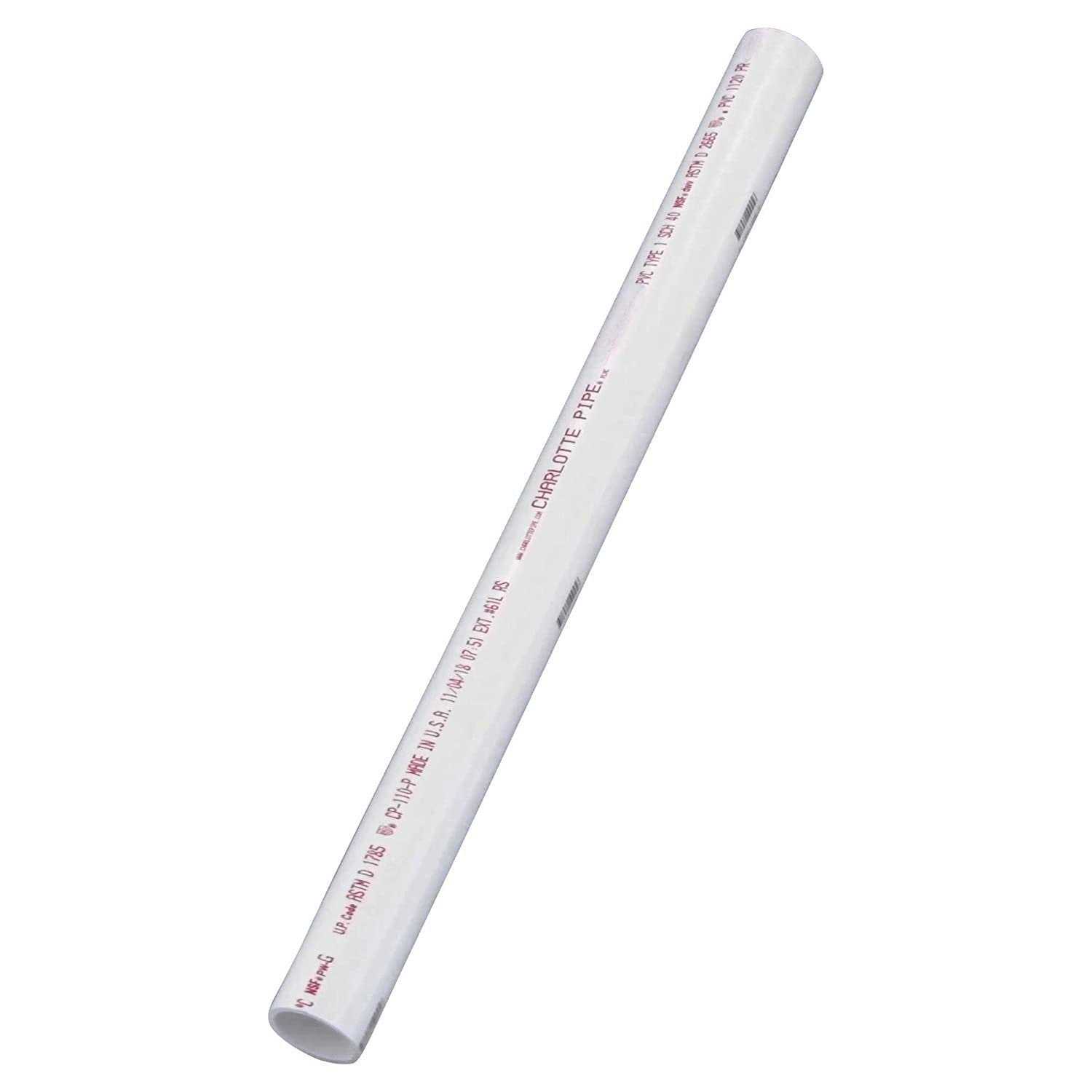 Charlotte Pipe 280-psi Schedule 40 PVC Pipe - Shop Hardware Tools for ...