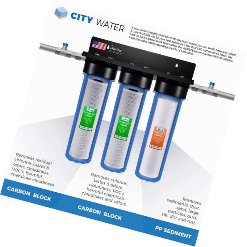 iSpring 3-Stage Whole House Water Filtration System w - Shop Hardware ...