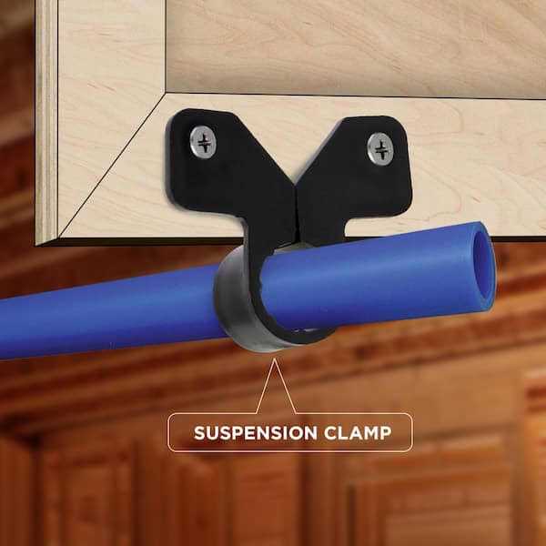The Plumber's Choice PEX Tubing Support Butterfly Clamp Plastic ...