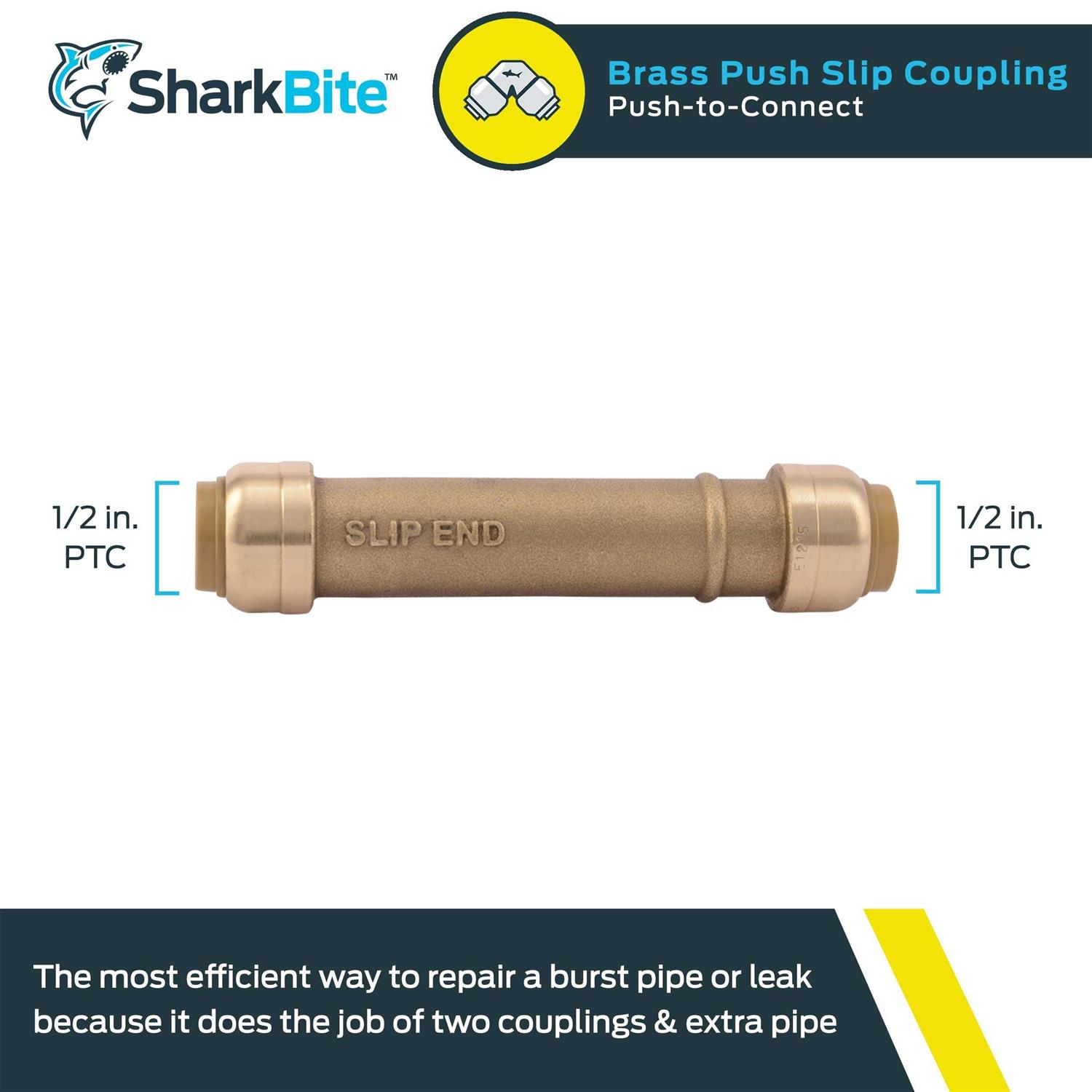 Sharkbite Slip Coupling - Shop Hardware Tools for Work and Home